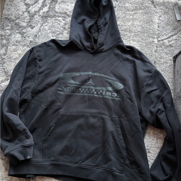 Jordan | Shirts | Jordan Travis Scott Cactus Jack Black Graphic Hoodie ...